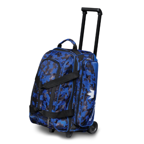 Brunswick Zone Double Roller Blue Chaos Bowling Bag ...