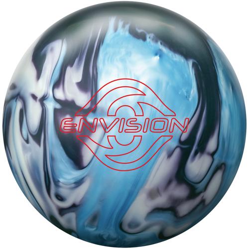 Ebonite Envision Pearl Bowling Ball Blue/Black/Ice | bowlersparadise ...