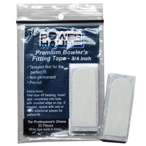 Powerhouse Premium Bowling Thumb Tape 30 Pre-Cut Pieces 3/4" White ...