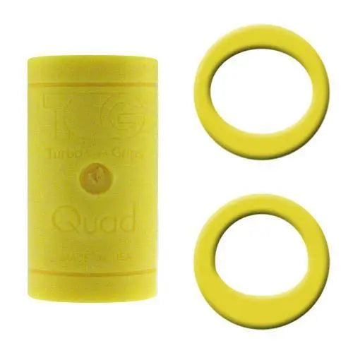 Turbo Grips Quad Bowling Finger Insert Yellow — DiscountBowlingSupply.com